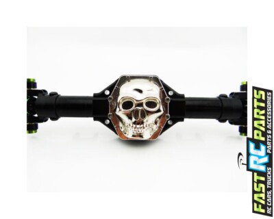 Hot Racing Metal Skull AR60 Diff Cover Chrome - Axial Yeti Wraith AX10 ...
