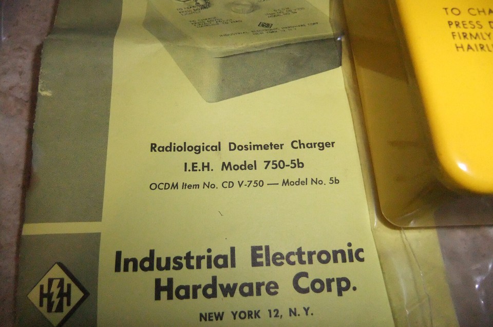 CDV-750 Civil Defence Surplus High Range Dosimeter w/ Extras!! | eBay