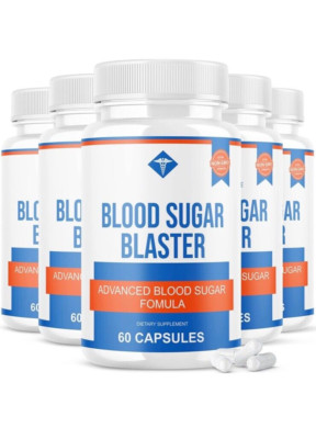 5-Pack Blood Sugar Blaster Advanced Blood Sugar Formula - 300 Capsules ...