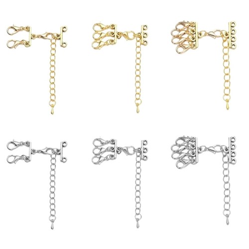 Necklaces Clasps Separator Bracelet Layering Clasps Alloy for Jewelry ...