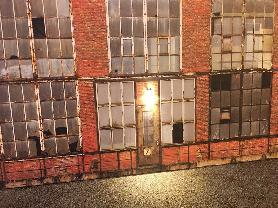 G Scale Scratch Built “ INDUSTRIAL #1 “ Factory Building Flat LED 1/24 ...