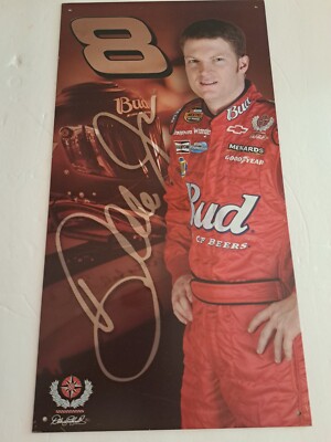 Dale Earnhardt Jr. Metal Tin Sign 16x8.5, Dale Earnhardt #8 Tin Sign | eBay