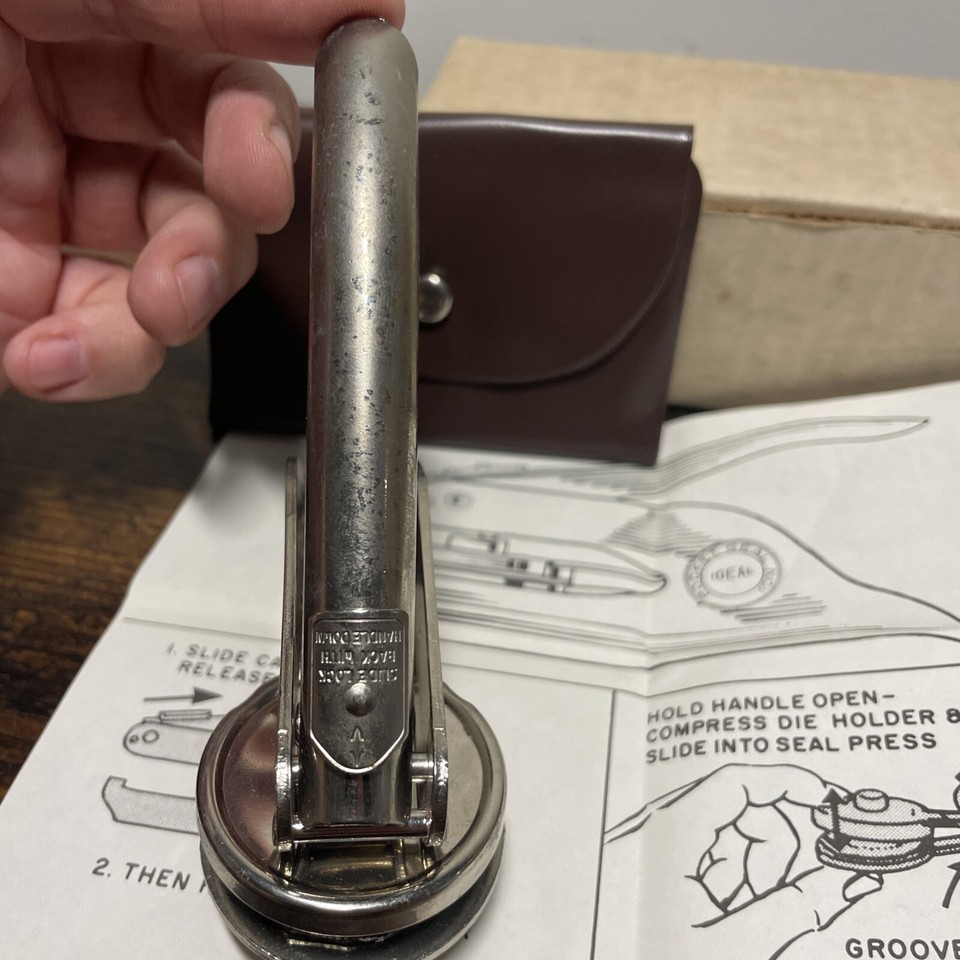 IDEAL Pocket Seal 1 Corporate Notary Embosser Stamp 1988 KALE ...