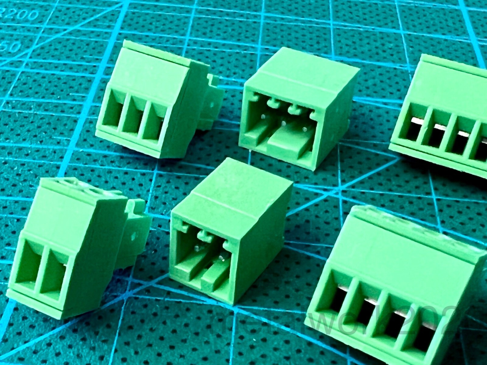 Female Phoenix Style 2.54mm Pluggable Screw Terminal Block, Male PCB ...