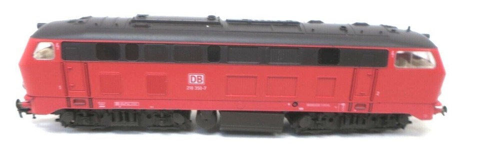 Fleischmann H0 6369 BR 218 350-7 Oriental Red Powered railcar | eBay