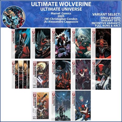 Ultimate Wolverine (2025) #1-5 6 7 8 9 10 11 12 13 Marvel Comics COVER ...