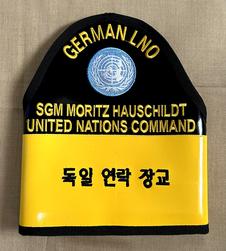 German LNO United Nations Command Korean DMZ Brassard Armband | eBay