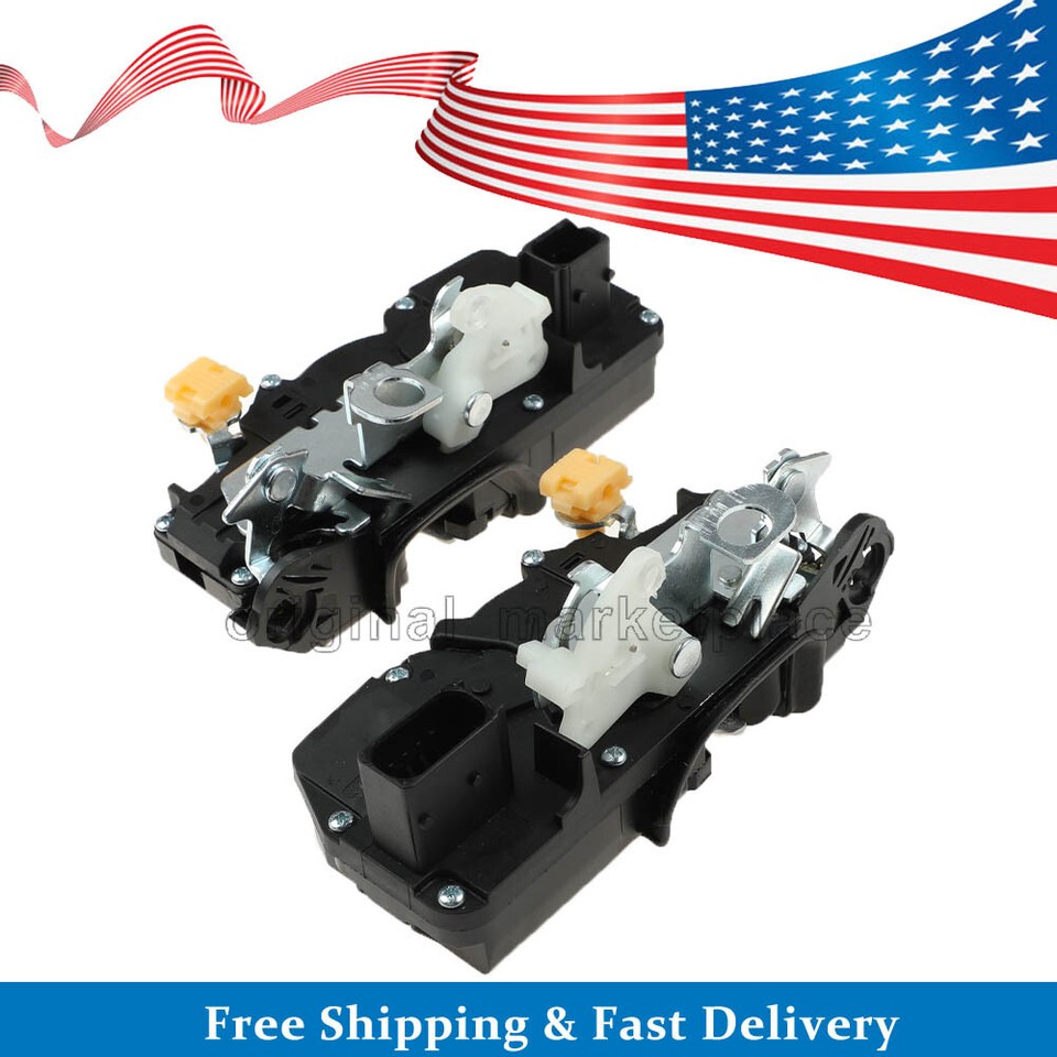 For GMC Sierra Chevy Silverado Door Lock Actuator Latch Front Left ...