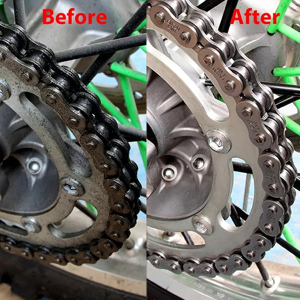 Motorcycle chain cleaning machine kit Brush Gear Cleaner Tool For ...