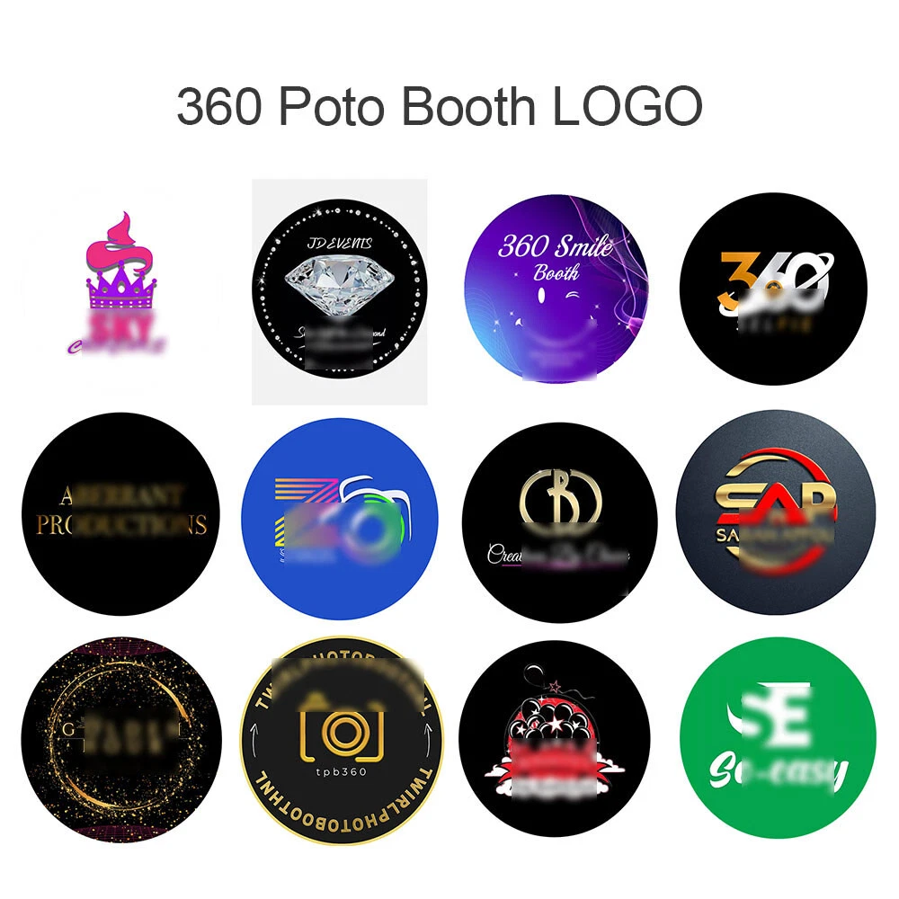 Photo Booth Logo Samples