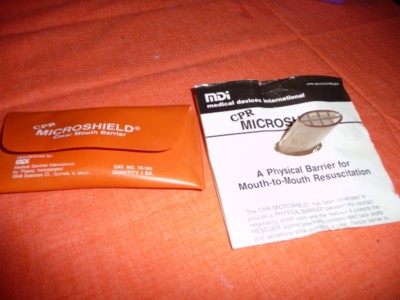 NEW CPR Microshield Mouth Barrier - 1 MDI Airway Enhancement | eBay