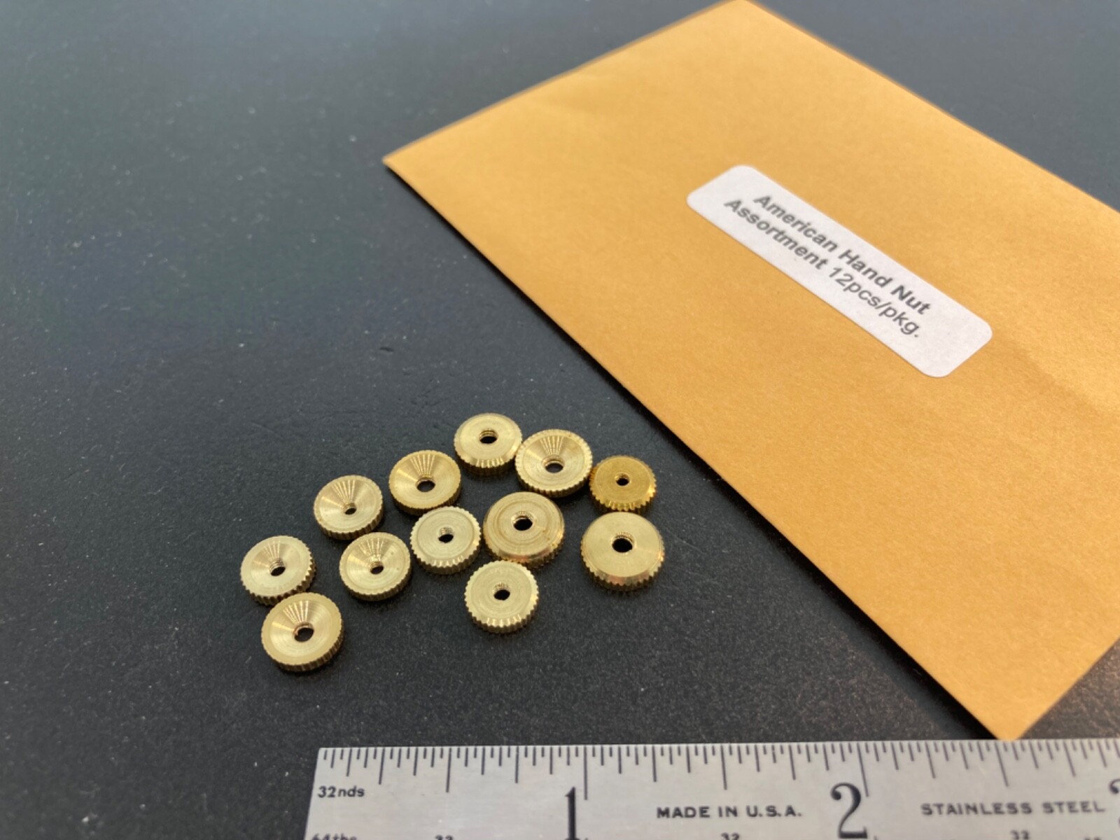 American Antique Clock Hand Nut Assortment 12 Piece Set 3 eack of 4 ...