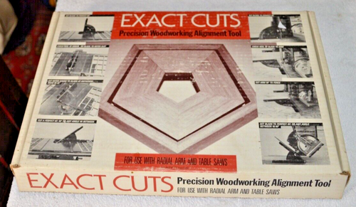 Exact Cuts Precision Woodworking Alignment Tool Use w/ Radial Arm ...