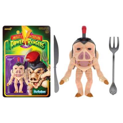 Power Rangers - Pudgy Pig ReAction 3.75" Action Figure NEW Super7 ...