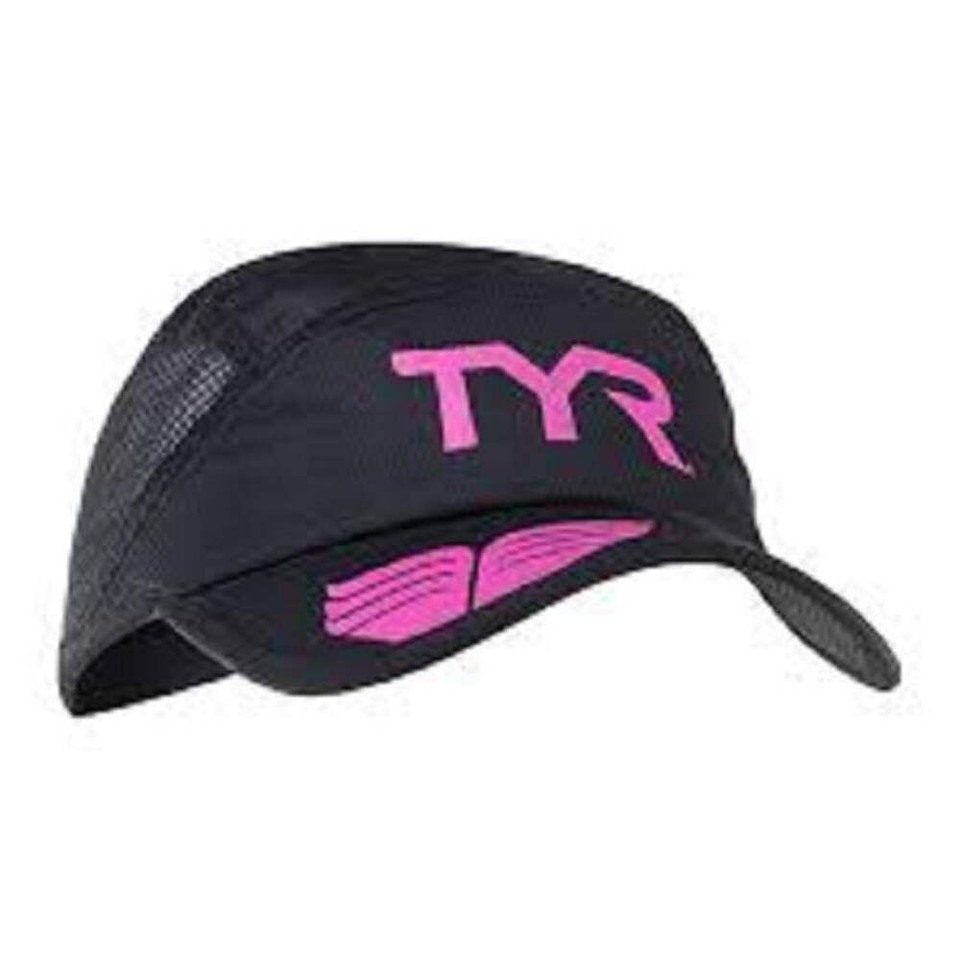TYR Running Cap Hat One Size Adjustable Mesh Headwear Tri Hike Hats | eBay
