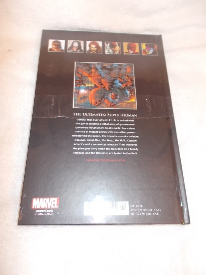 Hardback Graphic Novel Marvel Collection The Ultimates Super-Human #68 ...
