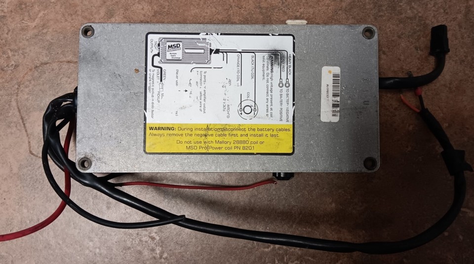 MSD Ignition 6AL Style Multiple Spark Discharge Red CDI Ignition Box ...