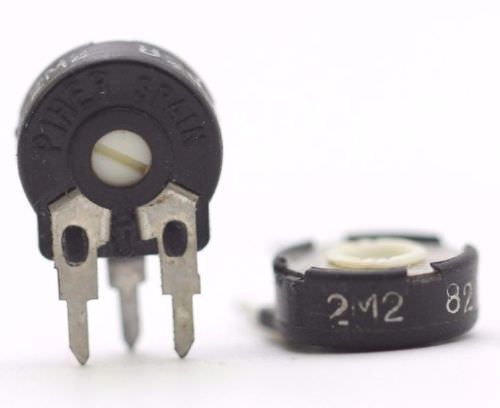 TRIMMERS PIHER 2.2M OHM 10MM HORIZONTAL PT10H NOS 2PC. CA250U41F240417 ...
