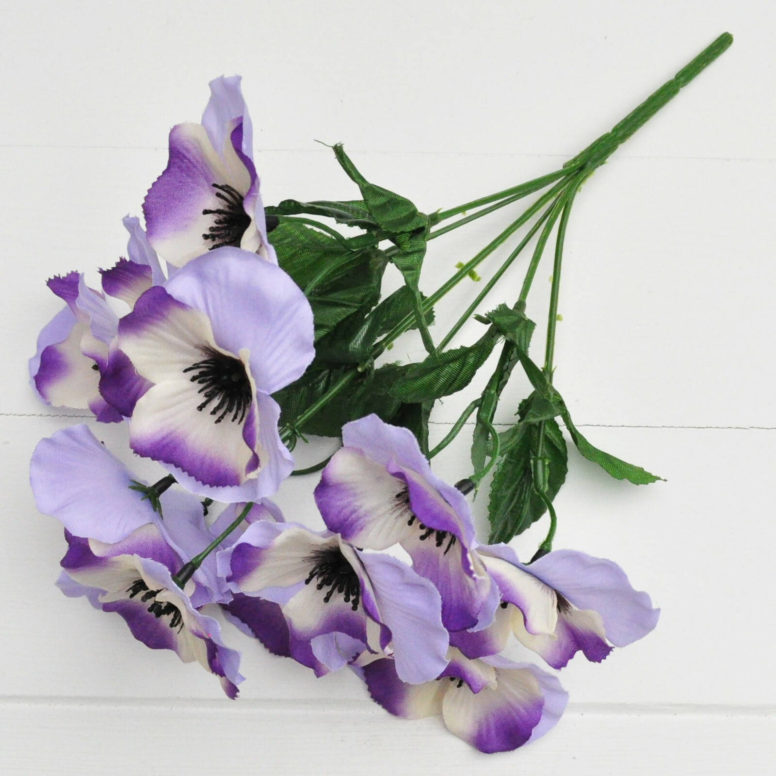 ARTIFICIAL SILK FLOWERS PANSY BUNCH 6 COLOURS Home Wedding Outdoor | eBay