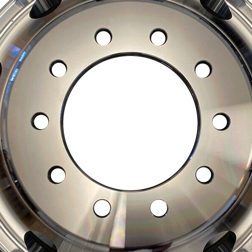 NEW 22.5x8.25 Aluminum HD Truck Trailer Wheel Rims Hub Alcoa Style ...