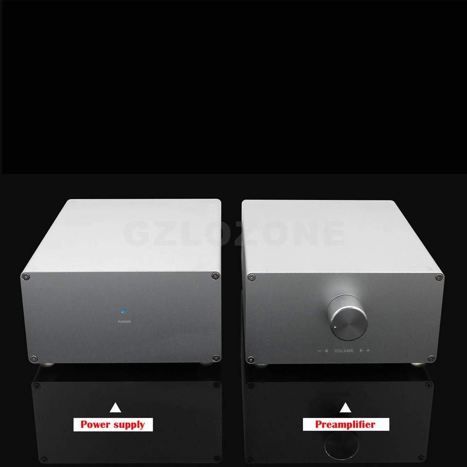 Split Hifi Ground Grid (GG) Tube preamplifier ECC82 vacuum Tube preamp ...