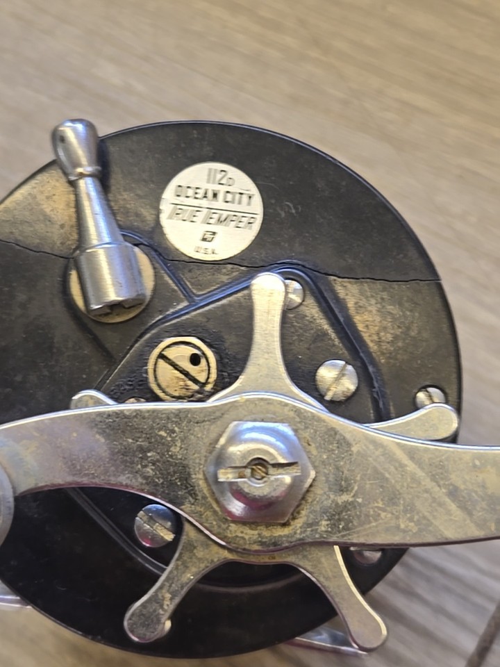 Vintage Ocean City 112D True Temper Fishing Reel As -Is | eBay