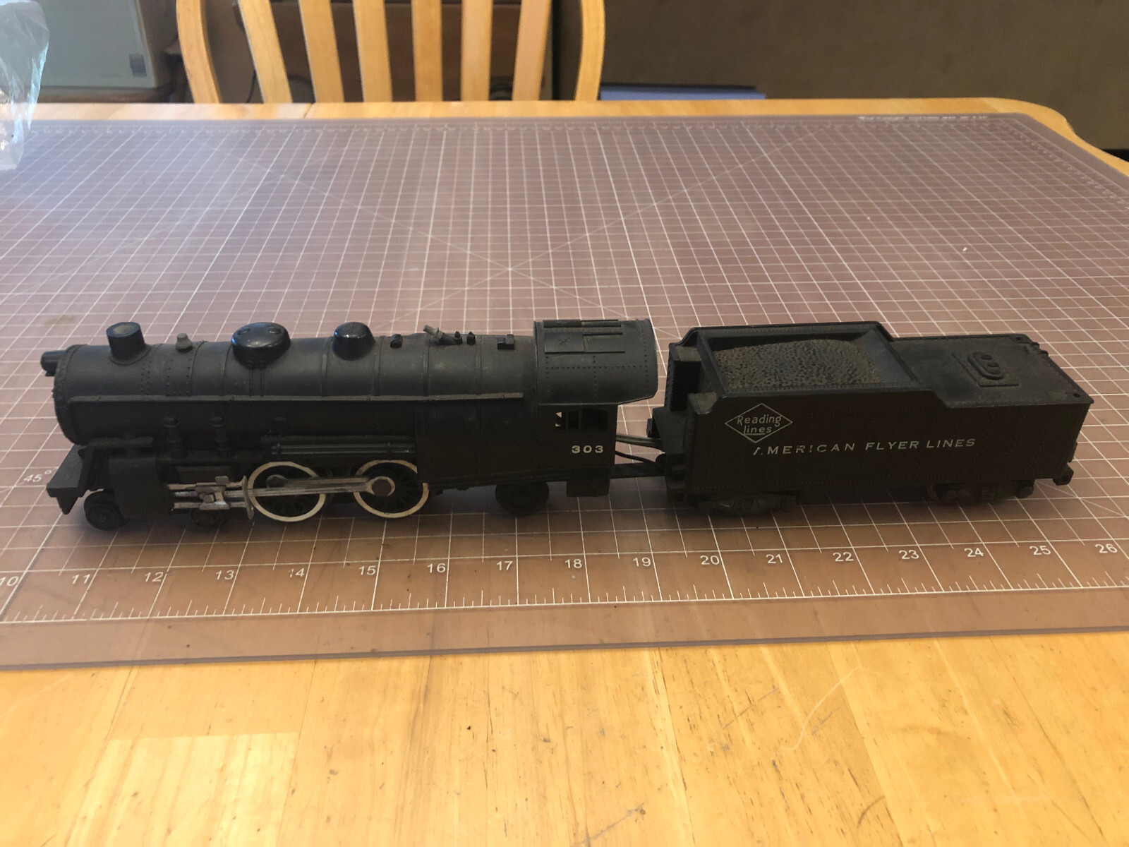 American Flyer S Train 303 Locomotive Engine PILOT TRUCK CROSSHEAD PART ...