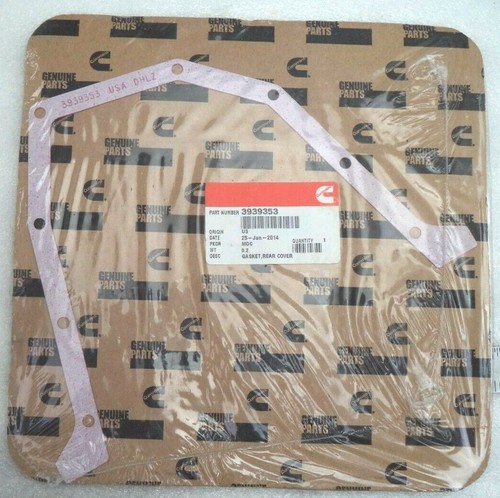 Genuine Cummins Engines 6C/ISC/QSC/ISL/QSL Rear Cover Gasket 3939353 | eBay