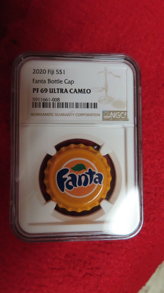 Fiji $1 2020 Traditional Design Fanta Bottle Cap NGC PF 69 Ultra Cameo ...