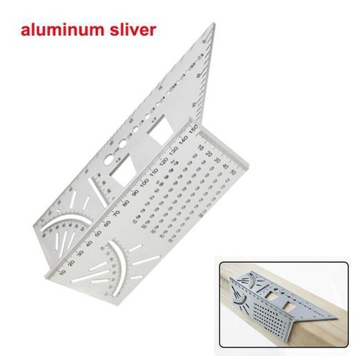 Aluminum Alloy Measuring Square 45 90 Degree Angle Framing plastic ...