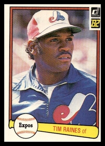 1982 Donruss #214 Tim Raines Montreal Expos Baseball card | eBay
