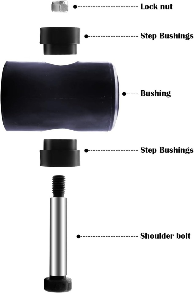 Shifter Isolator Bushing Kit Replace MS99-63399 Fit for Eaton Fuller ...