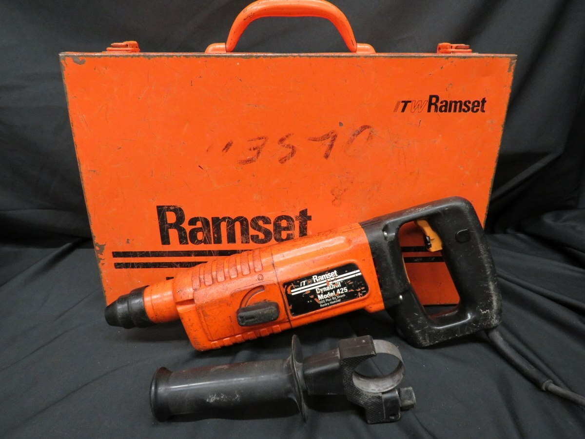 Ramset Model 425 Rotary Hammer in Metal Case; Guaranteed | eBay