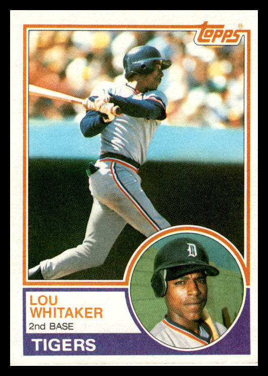 1983 Topps Lou Whitaker #509 Detroit Tigers | eBay