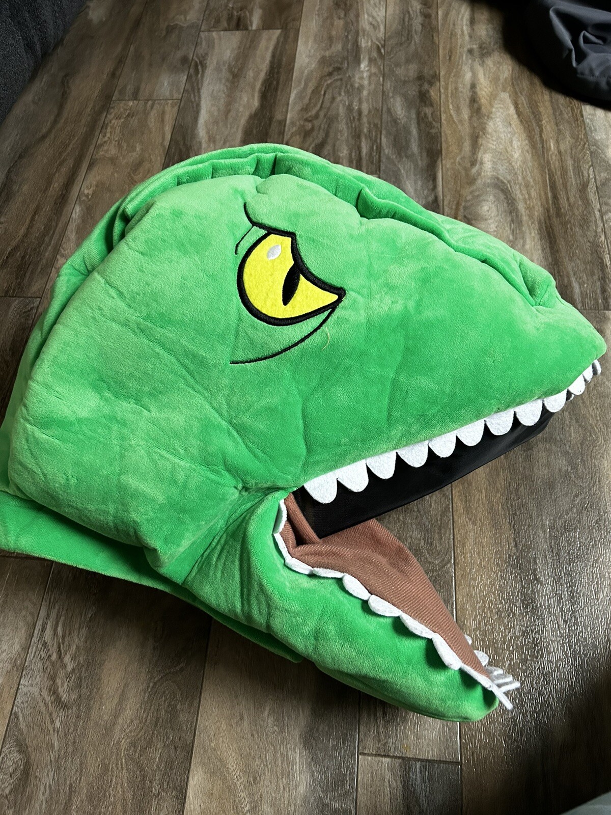 Big Greeter Heads Brown Dino T-Rex Dinosaur Full Mask… - Gem
