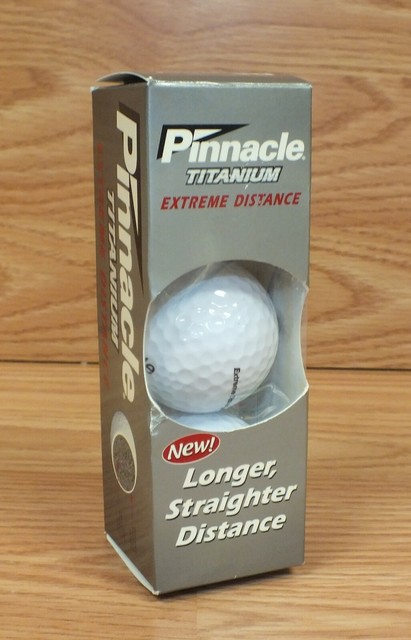 12 Pinnacle Titanium Extreme Distance Golf Balls Ship for sale online ...