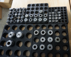 Complete ER Collet Rack Set - Includes 5 Sizes: ER40, ER32, ER25, ER20 ...
