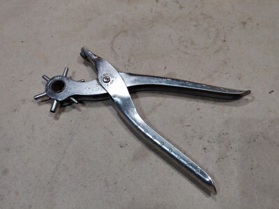 Vintage General Hardware NO 72 Revolving Head 6 Hole Leather Punch ...