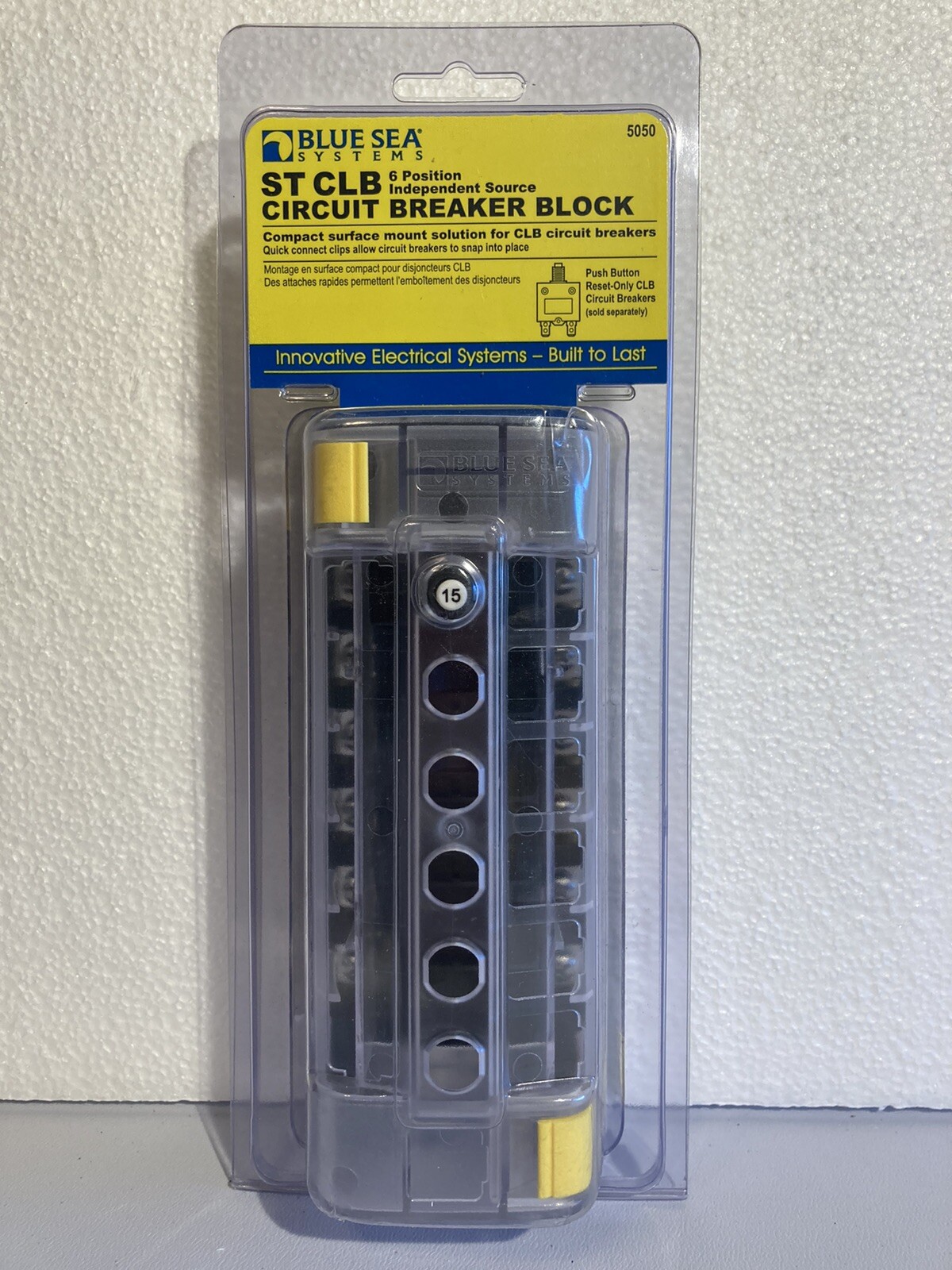 Blue Sea Systems 5050-Bss St Clb Circuit Breaker Block 6 Independent ...