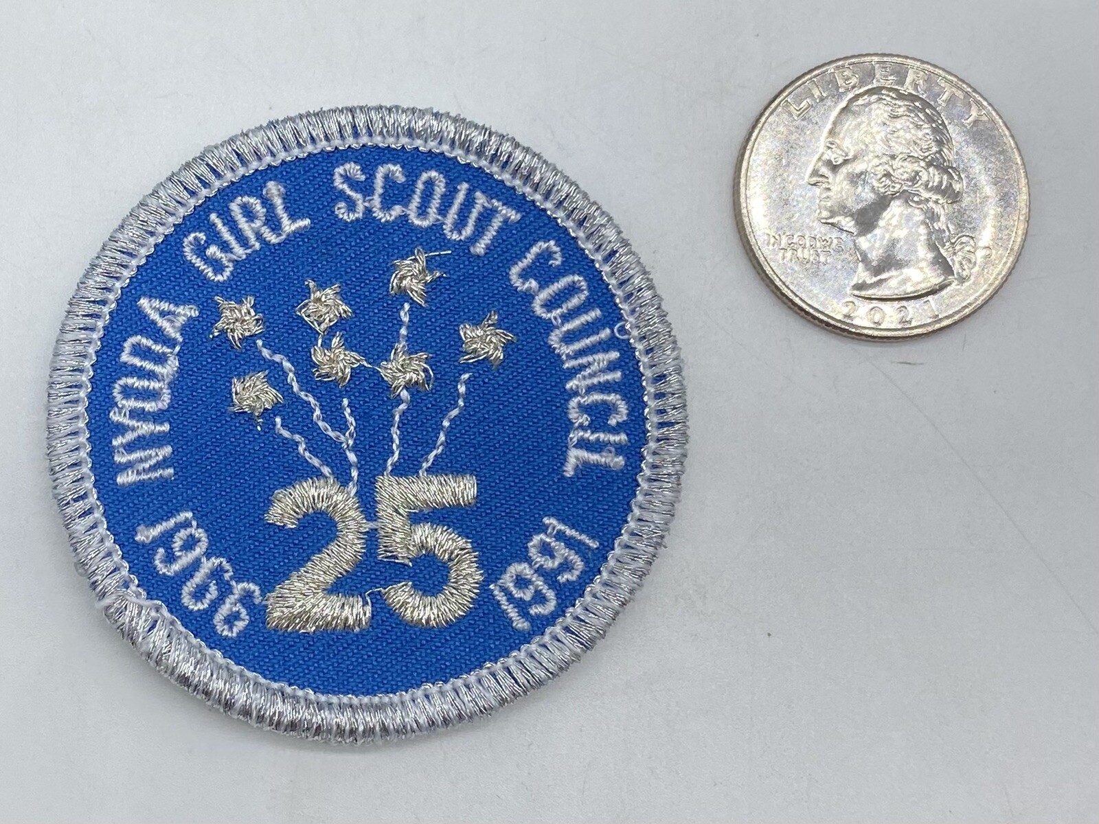 Vintage 1966-1991 Silver 25th Anniversary Nyoda Girl Scout Council ...