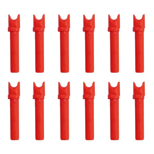Alpha-Nock HPX, Red - Pack of 12 - Compatible with All & Wicked Ridge ...