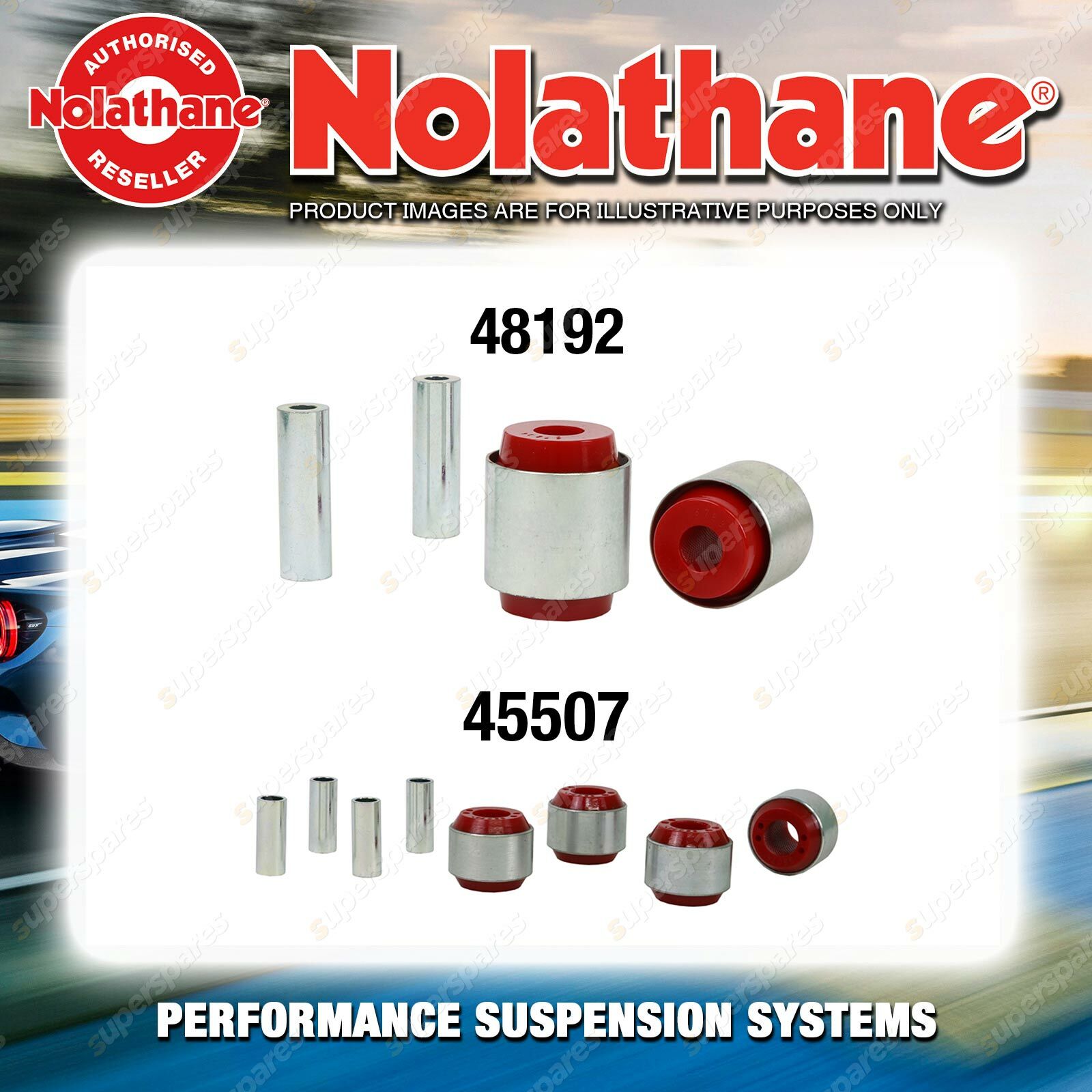 Front Nolathane Suspension Bush Kit for AUDI S4 B8 TYP 8K INCL RS4 2008 ...