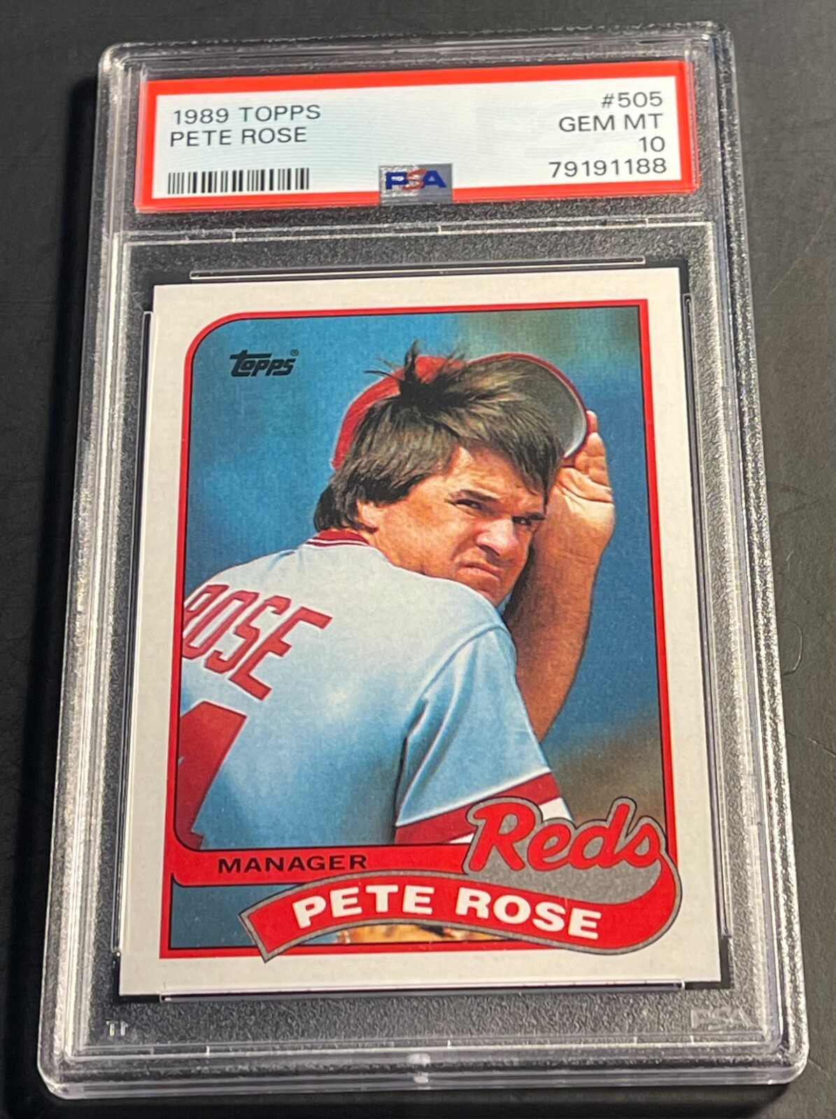 Pete Rose 1989 Topps #505 Base Price Guide - Sports Card Investor