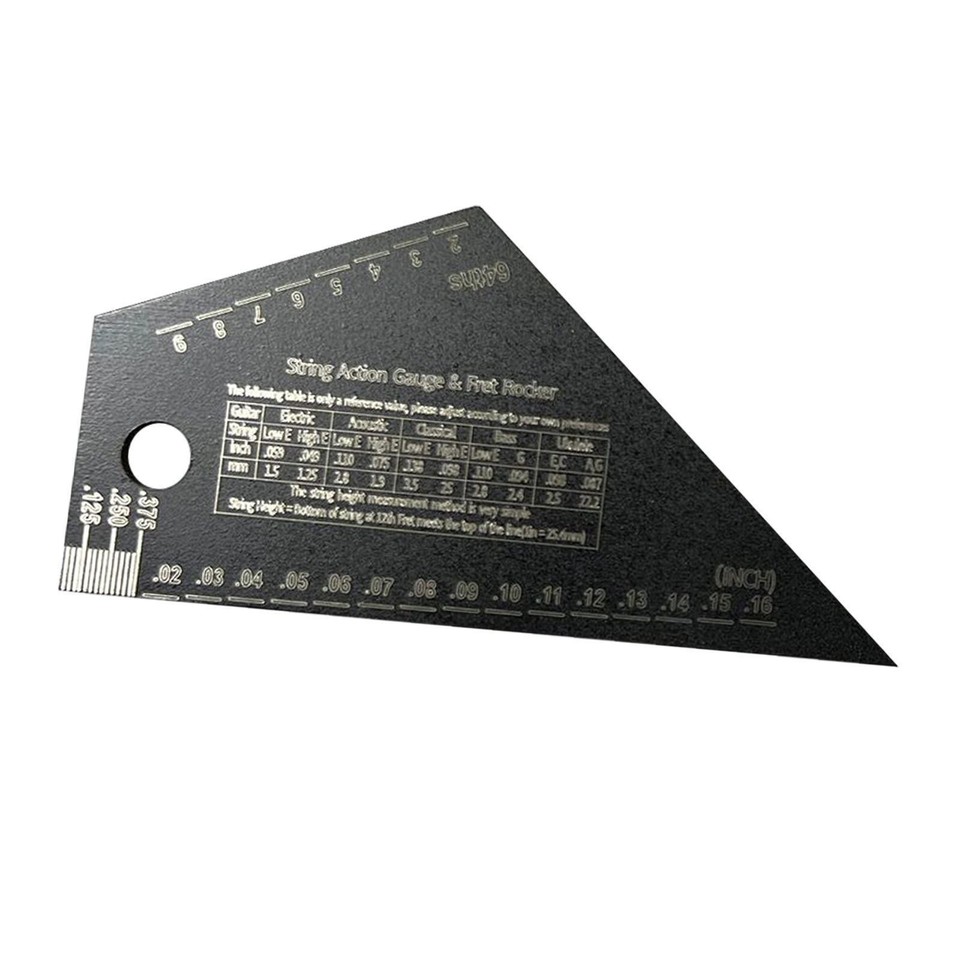Metal Guitar Fret Rocker Leveling Luthier Tool Electric Guitar Bass ...