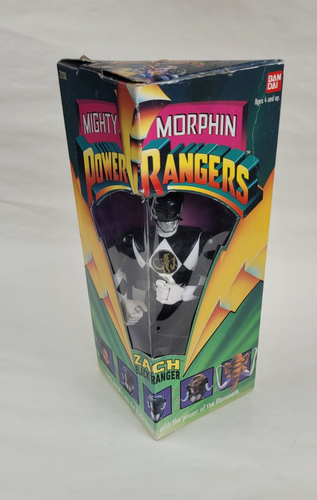 Bandai Mighty Morphin Power Rangers Zach Black Ranger | eBay