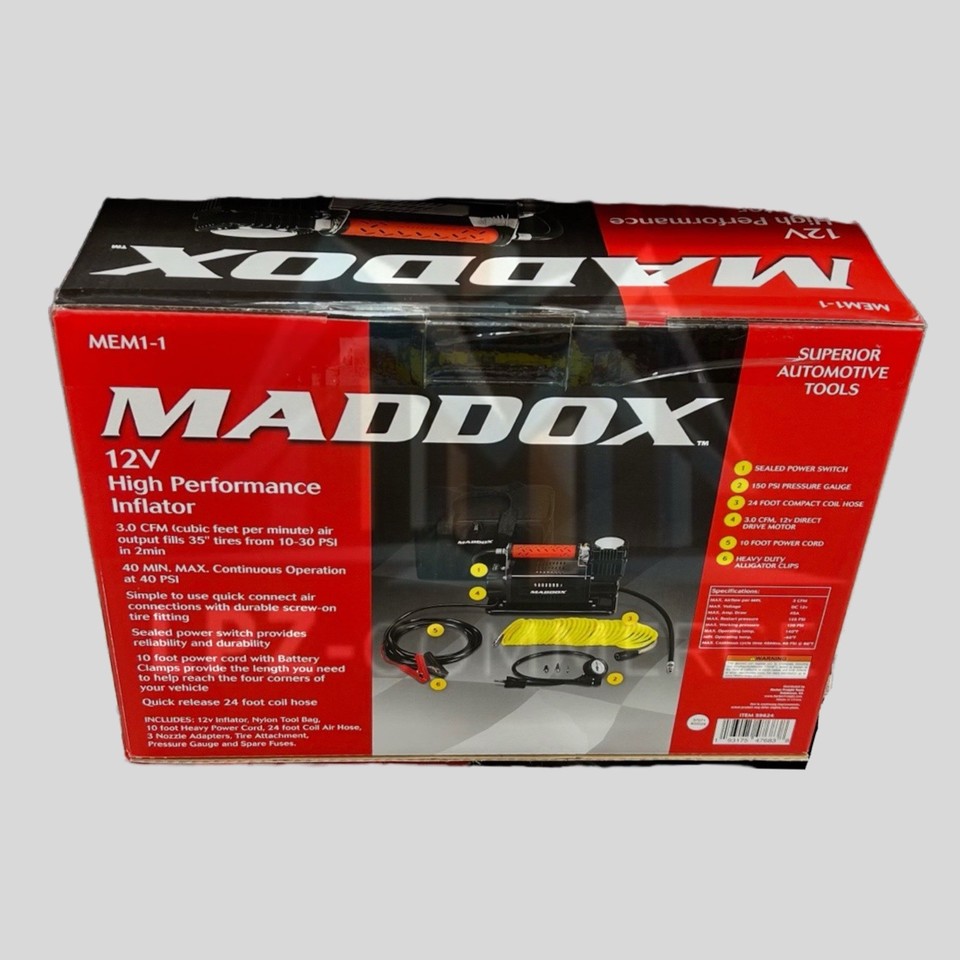 HIGH QUALITY Heavy Duty Portable RV MOTORHOME TIRE INFLATOR AIR ...