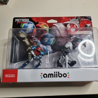 Brand New Metroid Dread Amiibo Samus & EMMI Twin pack. Nintendo Switch ...