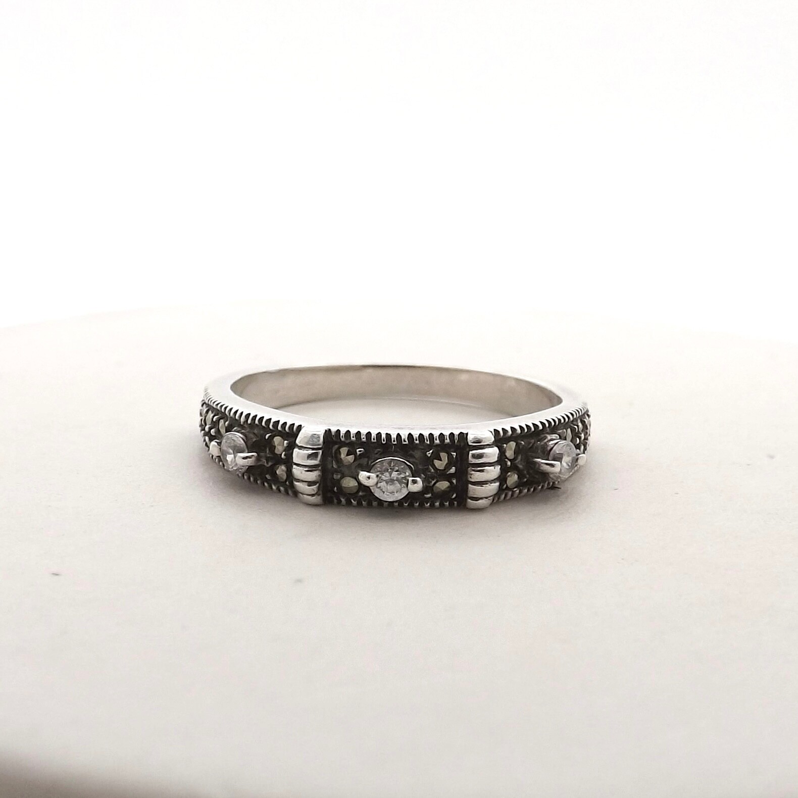 Judith Jack Sterling Silver Cubic Zirconia Marcasite … - Gem