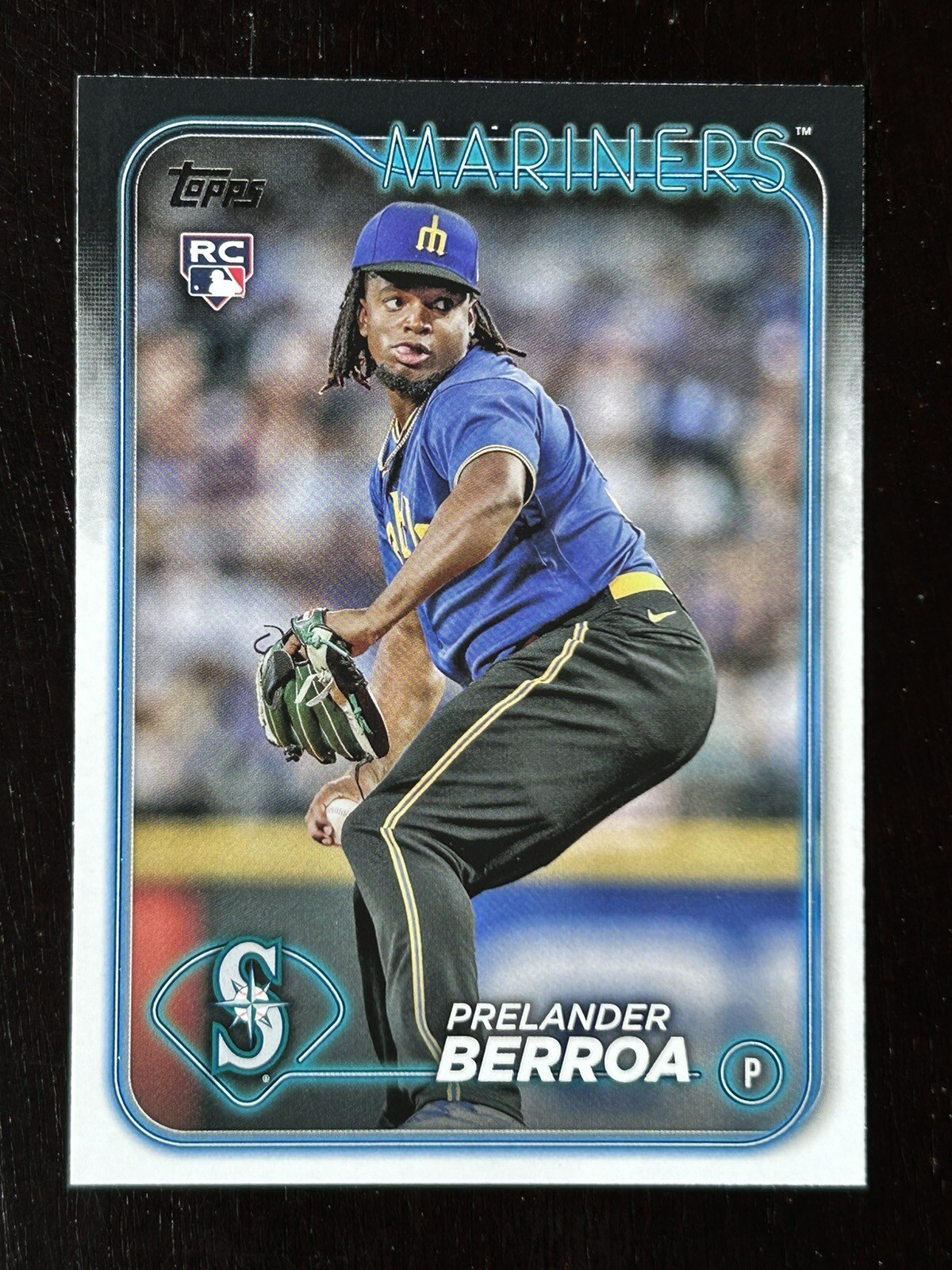 2024 Topps Series 1 Prelander Berroa RC Rookie #36 Seattle Mariners | eBay