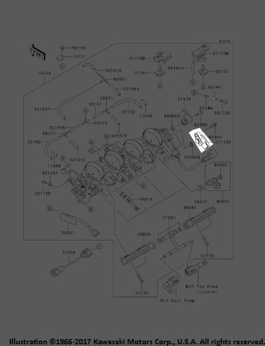 Kawasaki 2003-2006 Ninja Z1000 Sensor TPS Main 21176-0002 OEM for sale ...